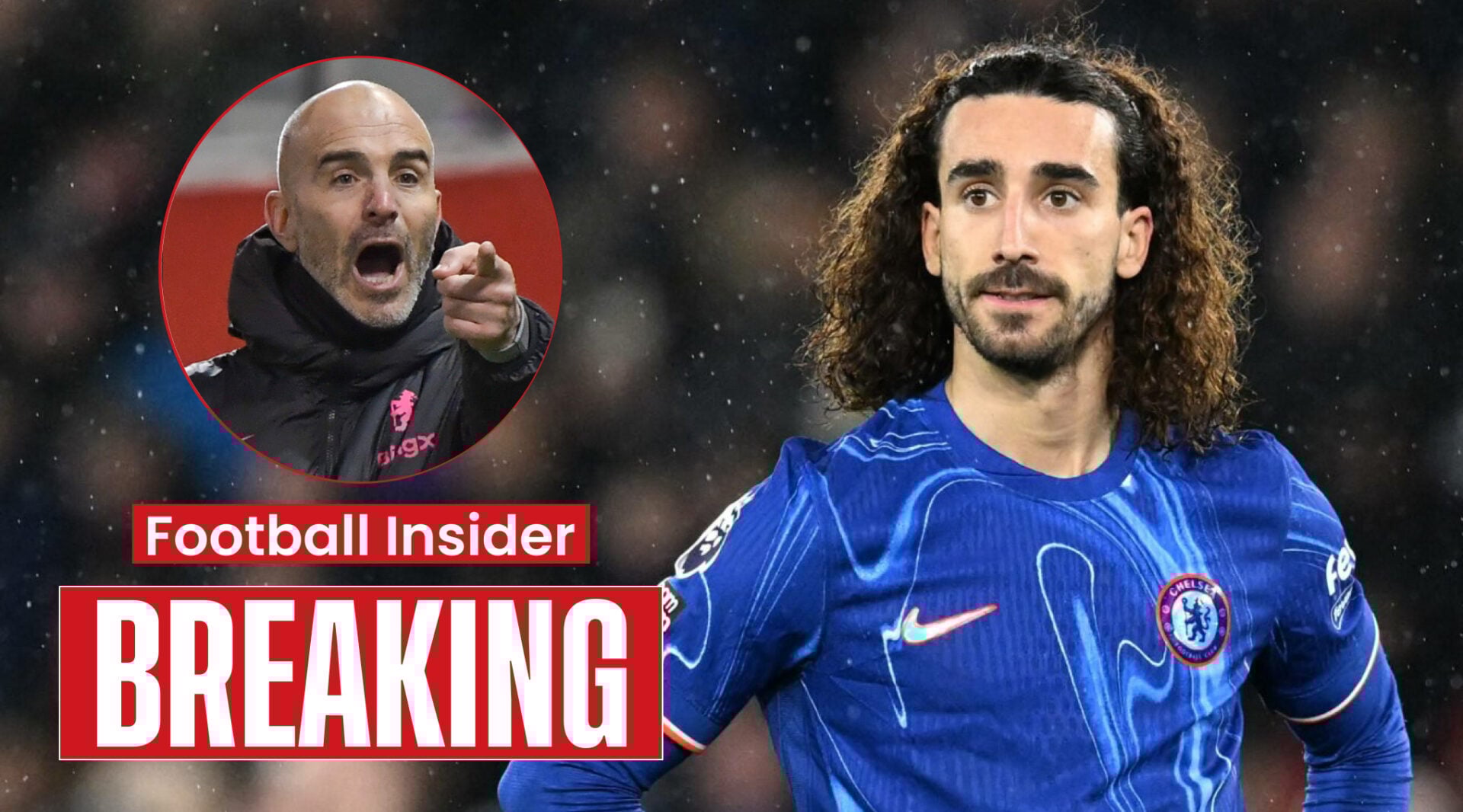Marc Cucurella reacts after emotional Chelsea goodbye message