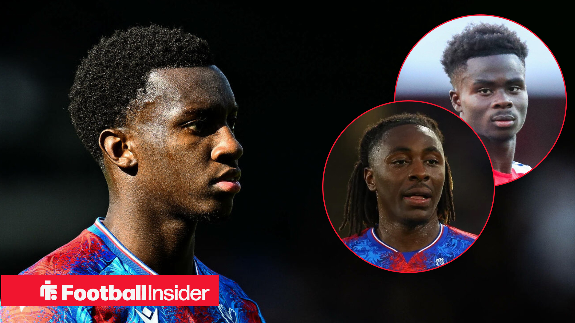 Bukayo Saka reacts to Eddie Nketiah's message after Crystal Palace bus ...