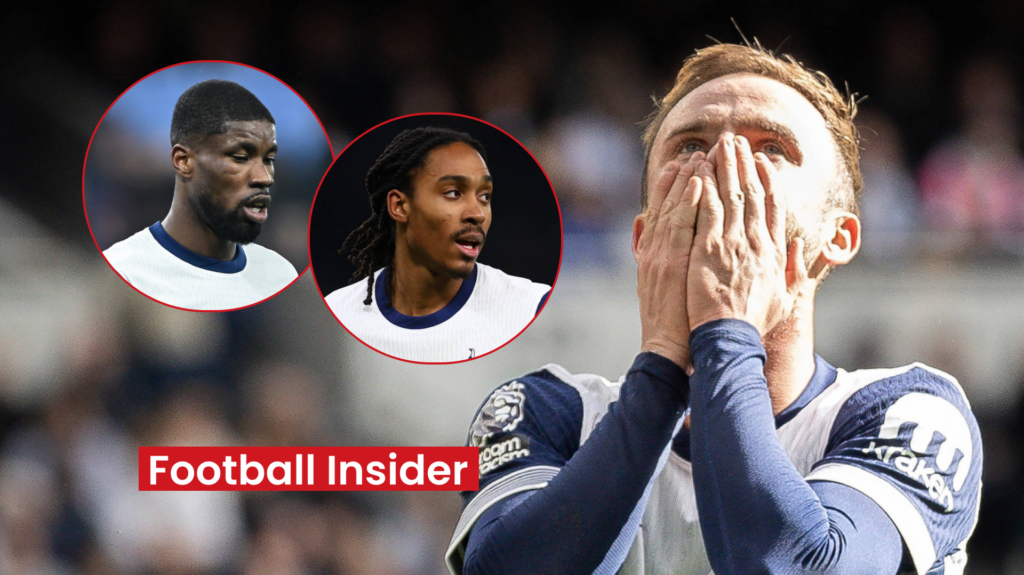 Spence and Danso react to James Maddison's one-word Tottenham message ...