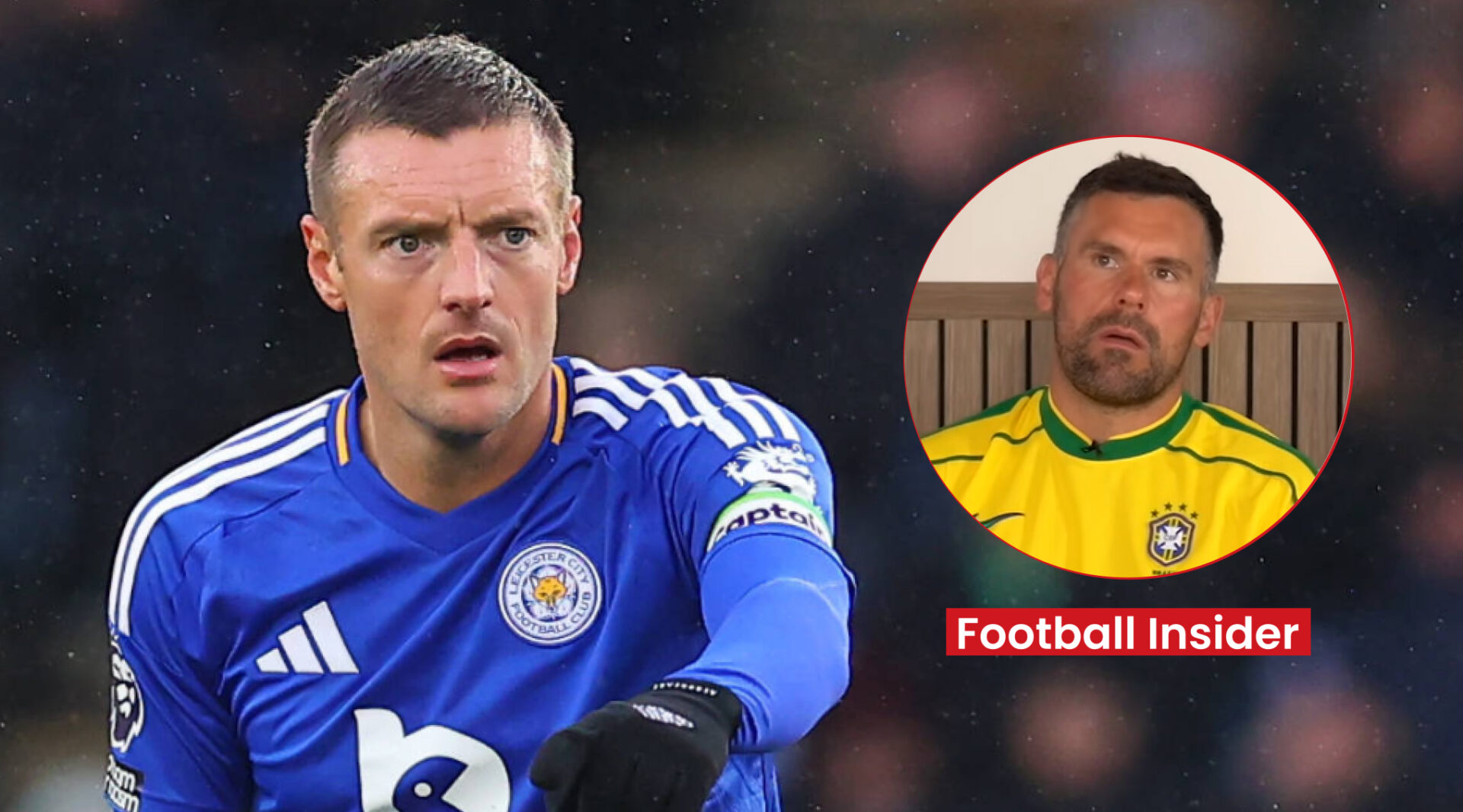 Jamie Vardy and Ben Foster react as 'sad' Leicester City star's season over
