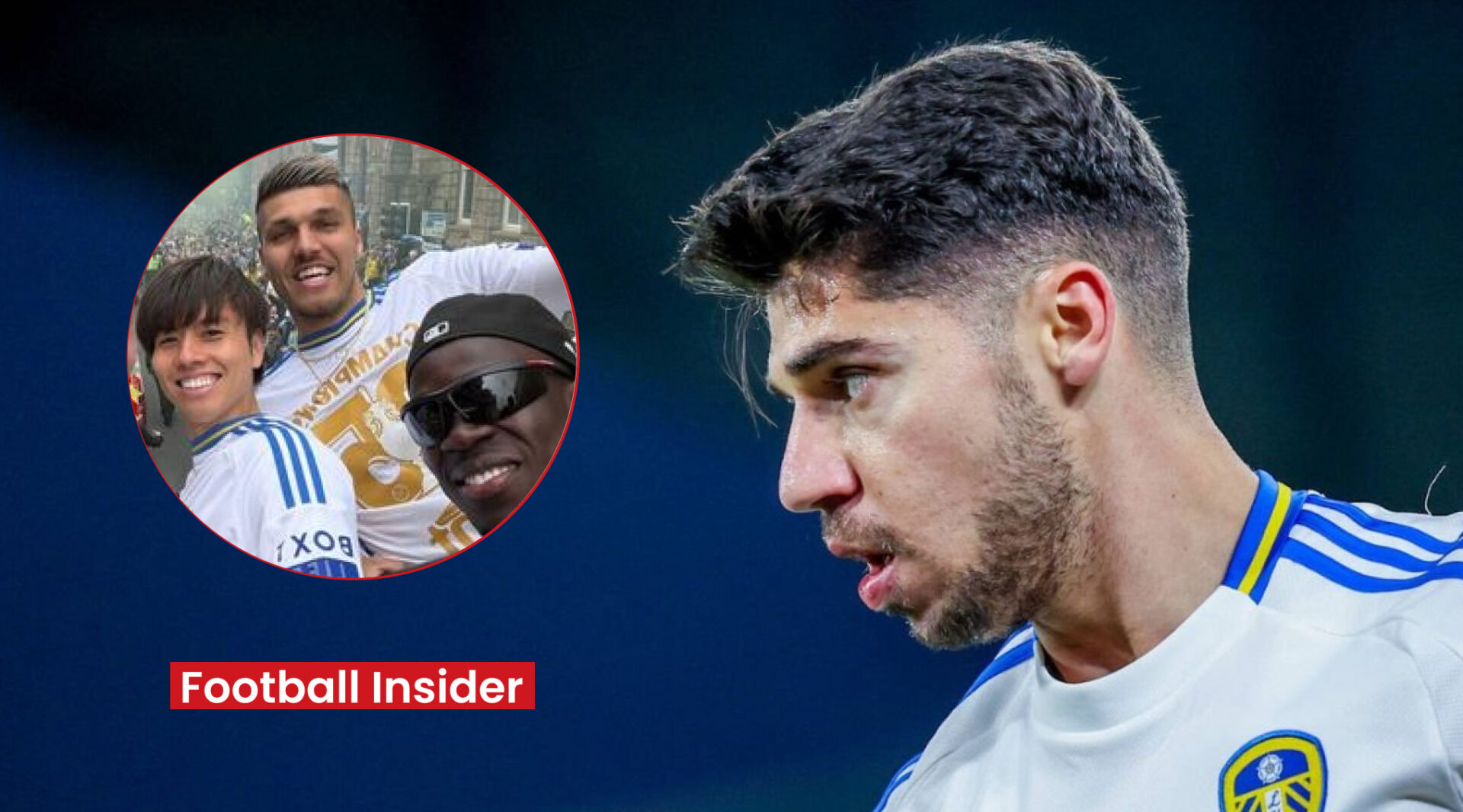 Manor Solomon shares new update from Leeds United's champions bus parade