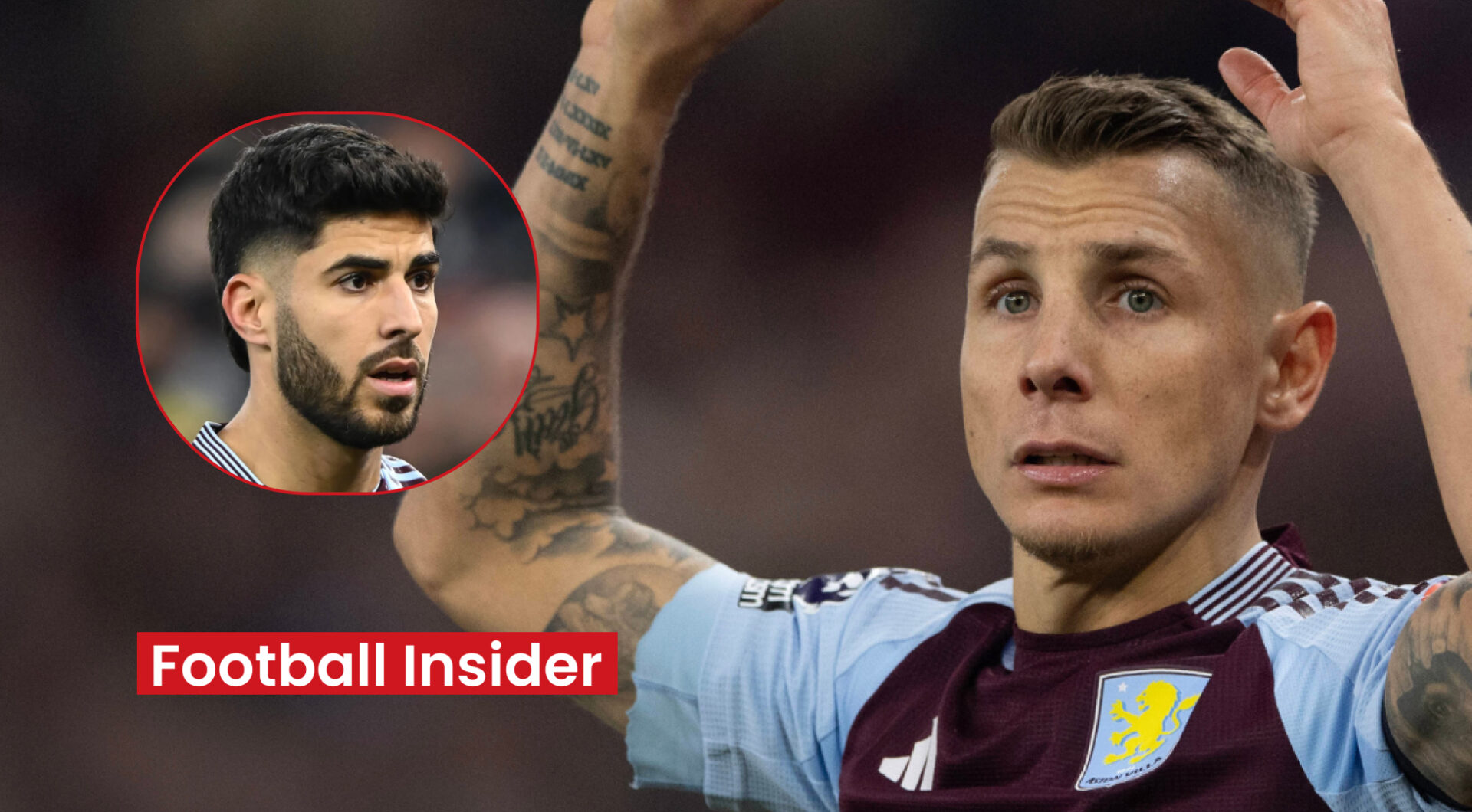 Marco Asensio reacts to Lucas Digne's three-word message amid 'Aston Villa exit' claim