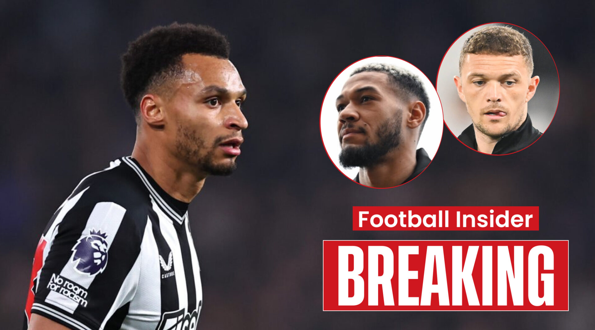 Joelinton and Kieran Trippier react to Jacob Murphy announcement at Newcastle