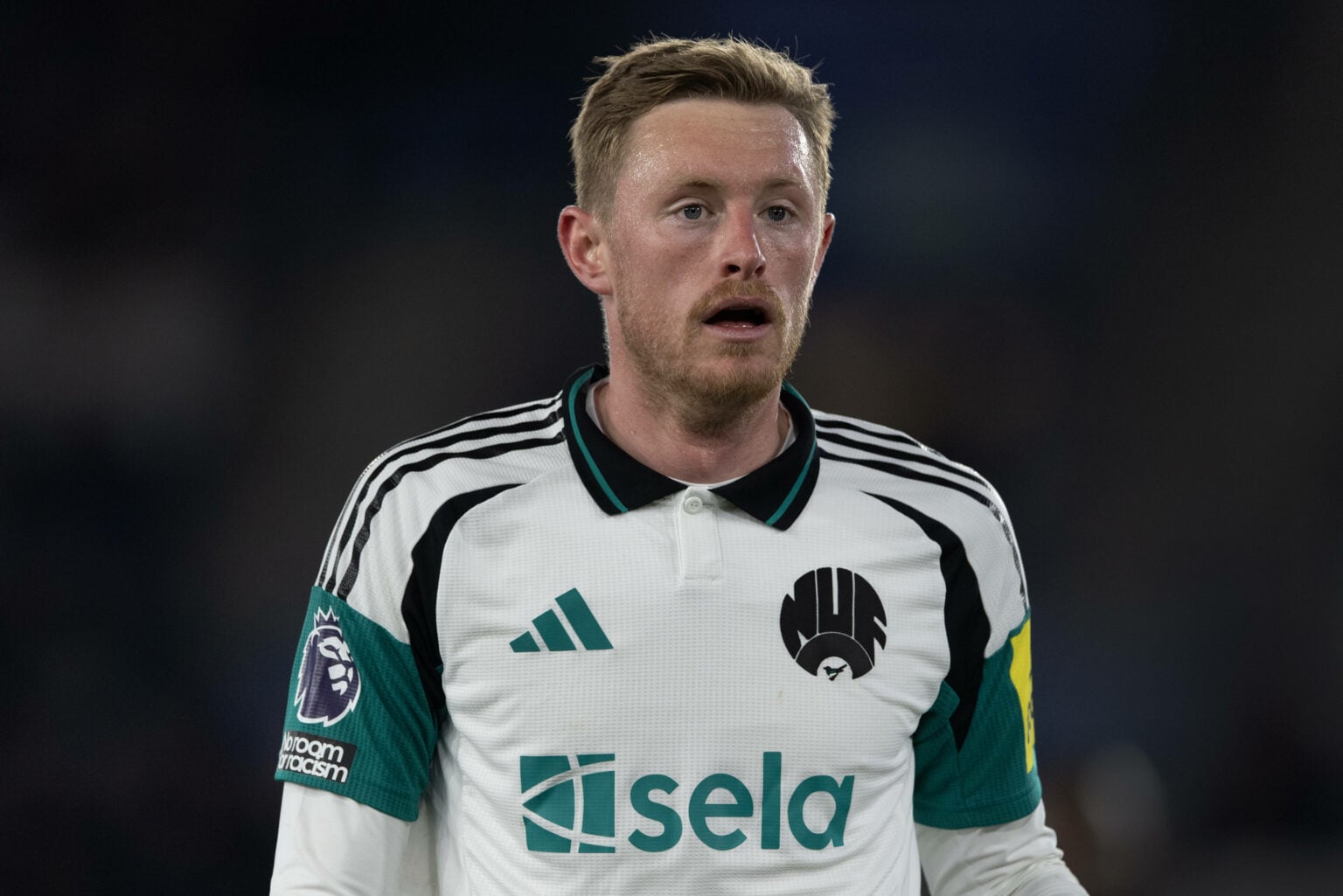 Newcastle United's Sean Longstaff reacts to Jacob Murphy amid exit ...