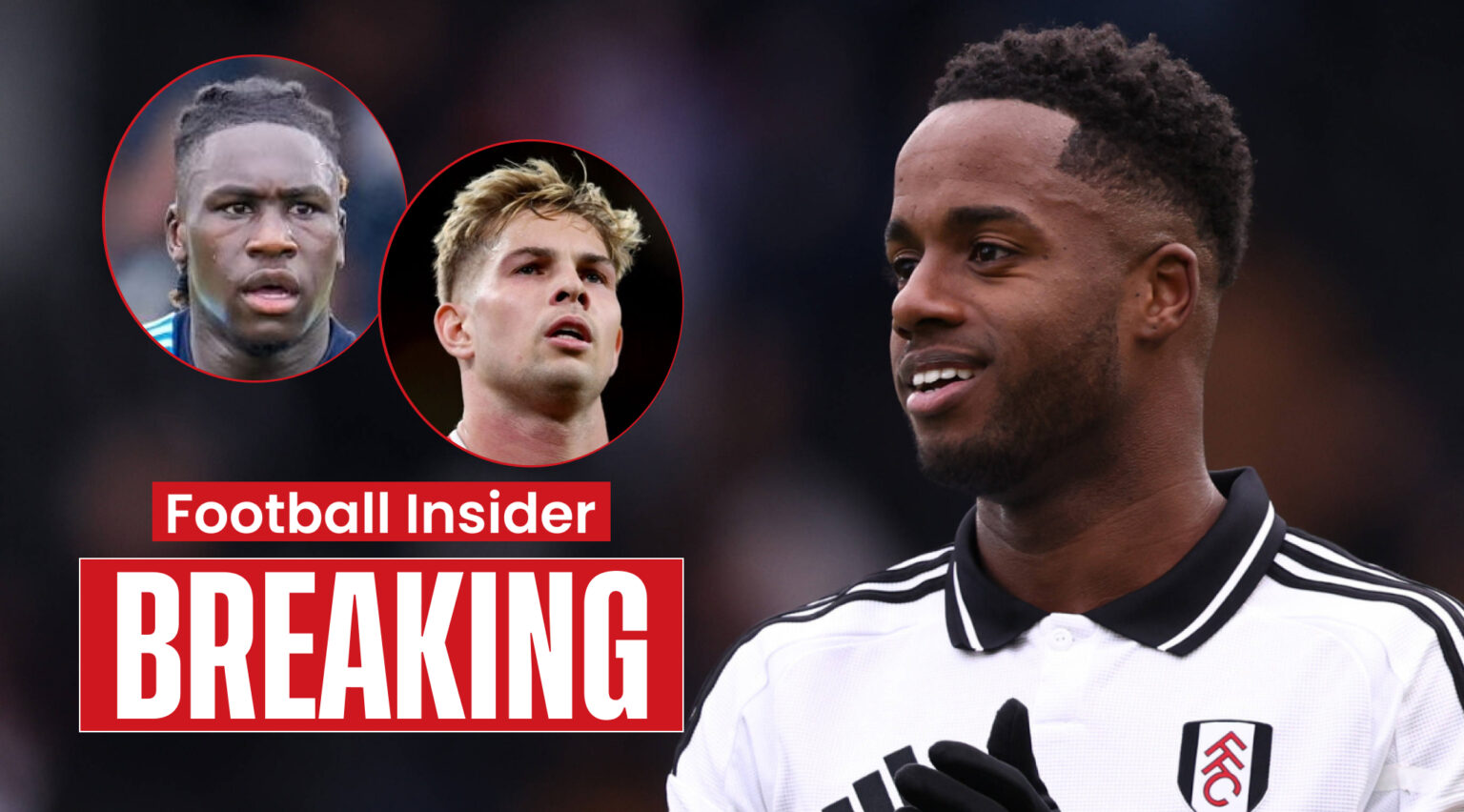 Emile Smith Rowe, Calvin Bassey react to Ryan Sessegnon announcement at ...