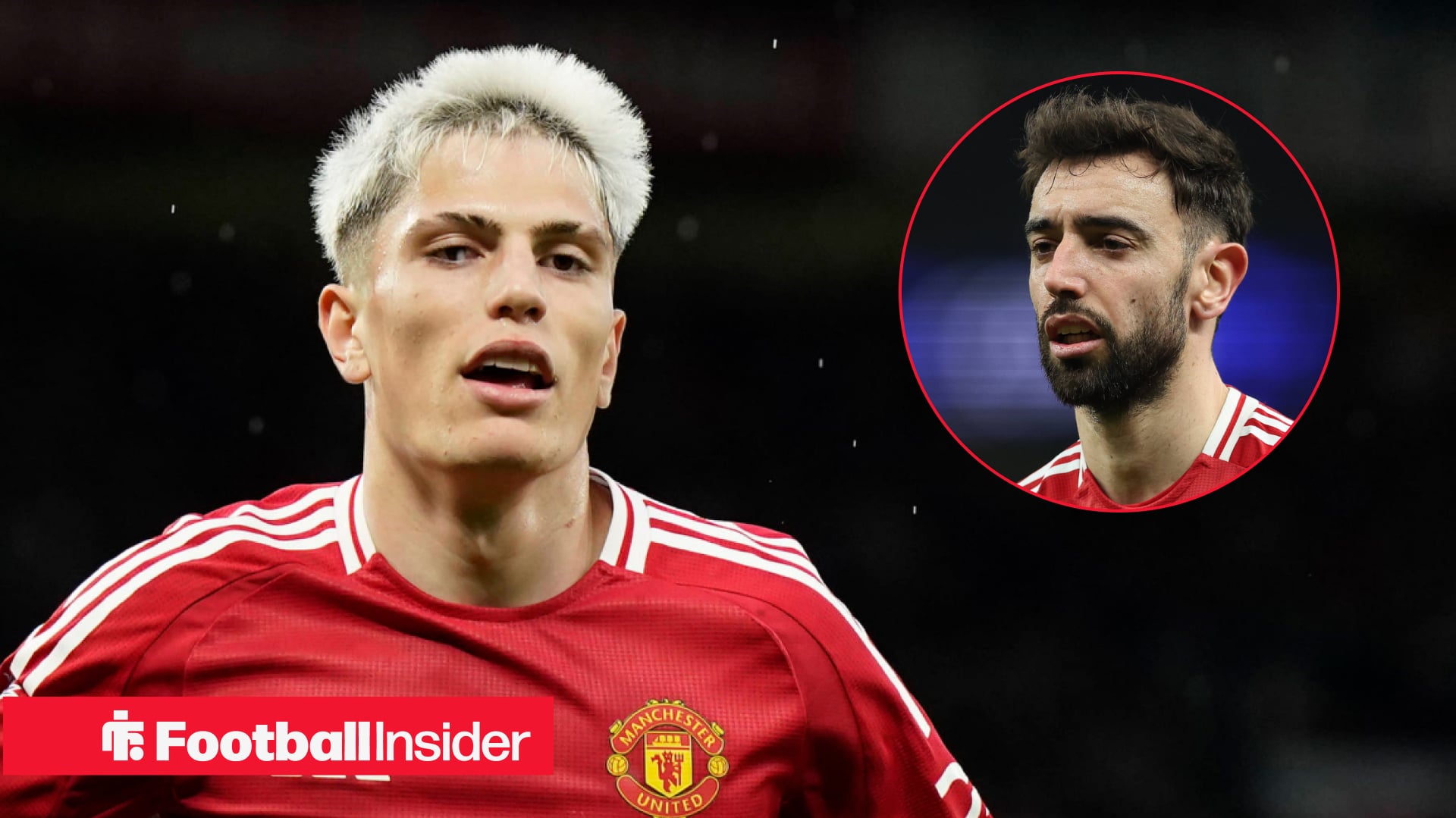 Bruno Fernandes reacts to Alejandro Garnacho after worrying Man United exit update