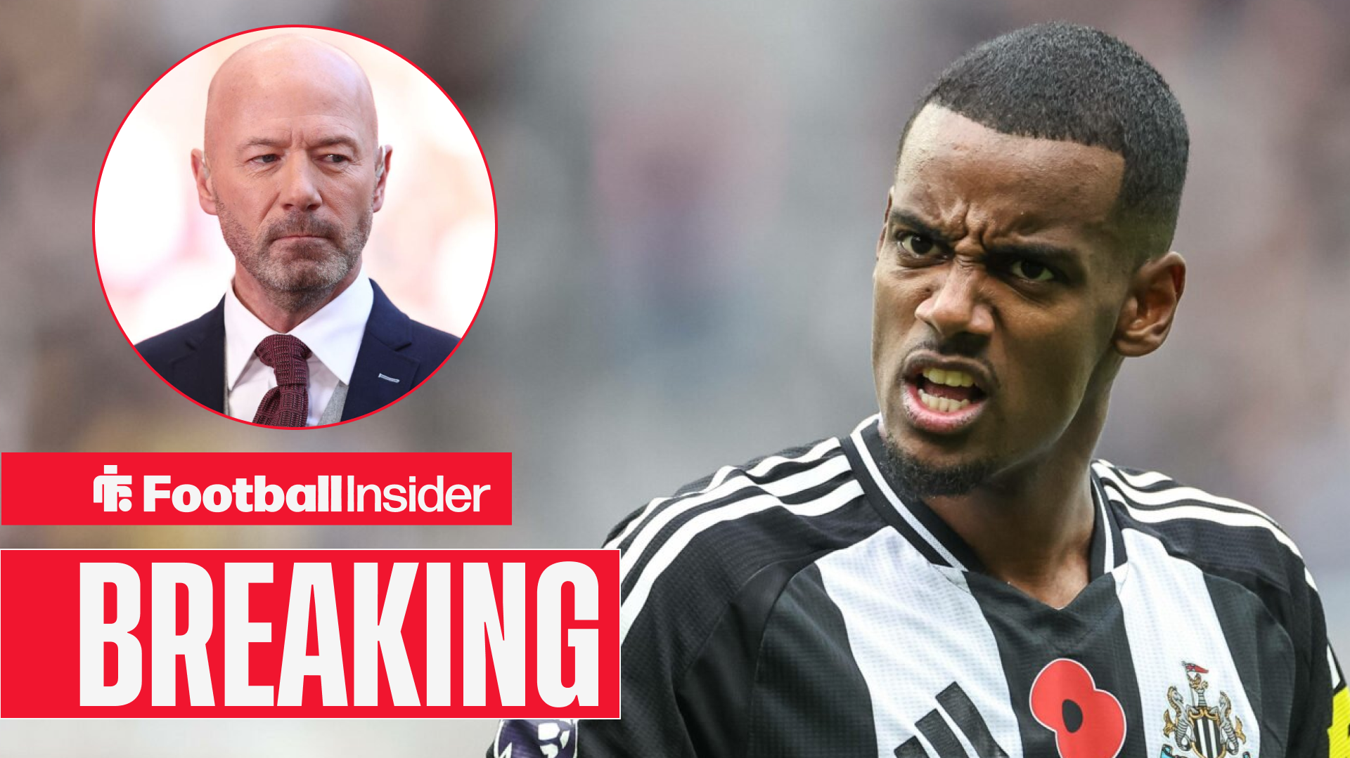 Alan Shearer reacts to Alexander Isak announcement at Newcastle United