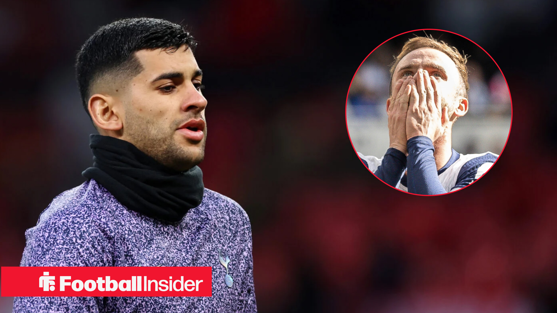 James Maddison reacts to Cristian Romero's farewell message after Tottenham exit