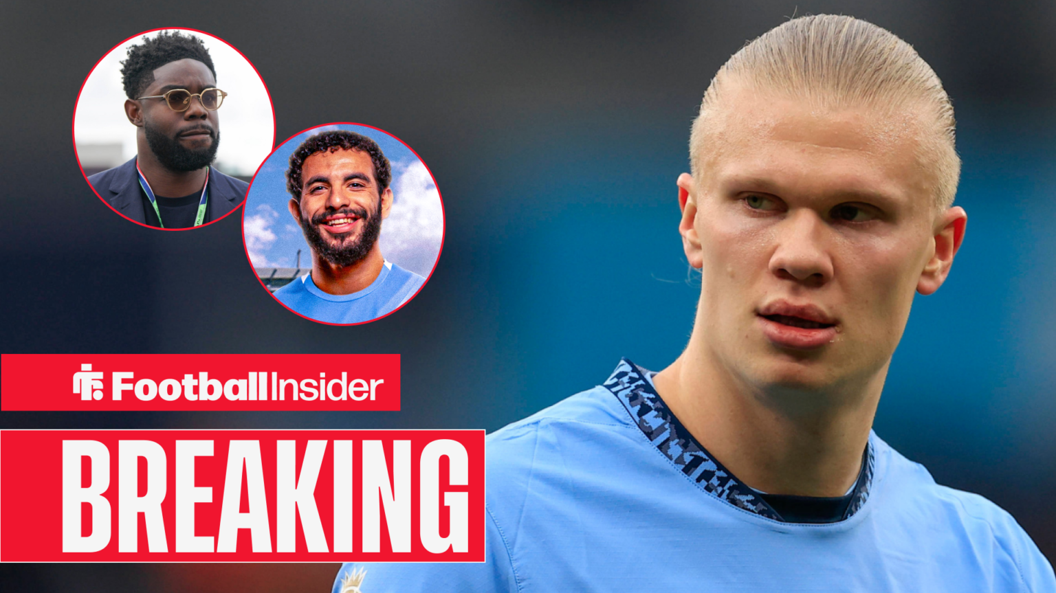 Micah Richards and Ait-Nouri respond to Erling Haaland's announcement at Man City
