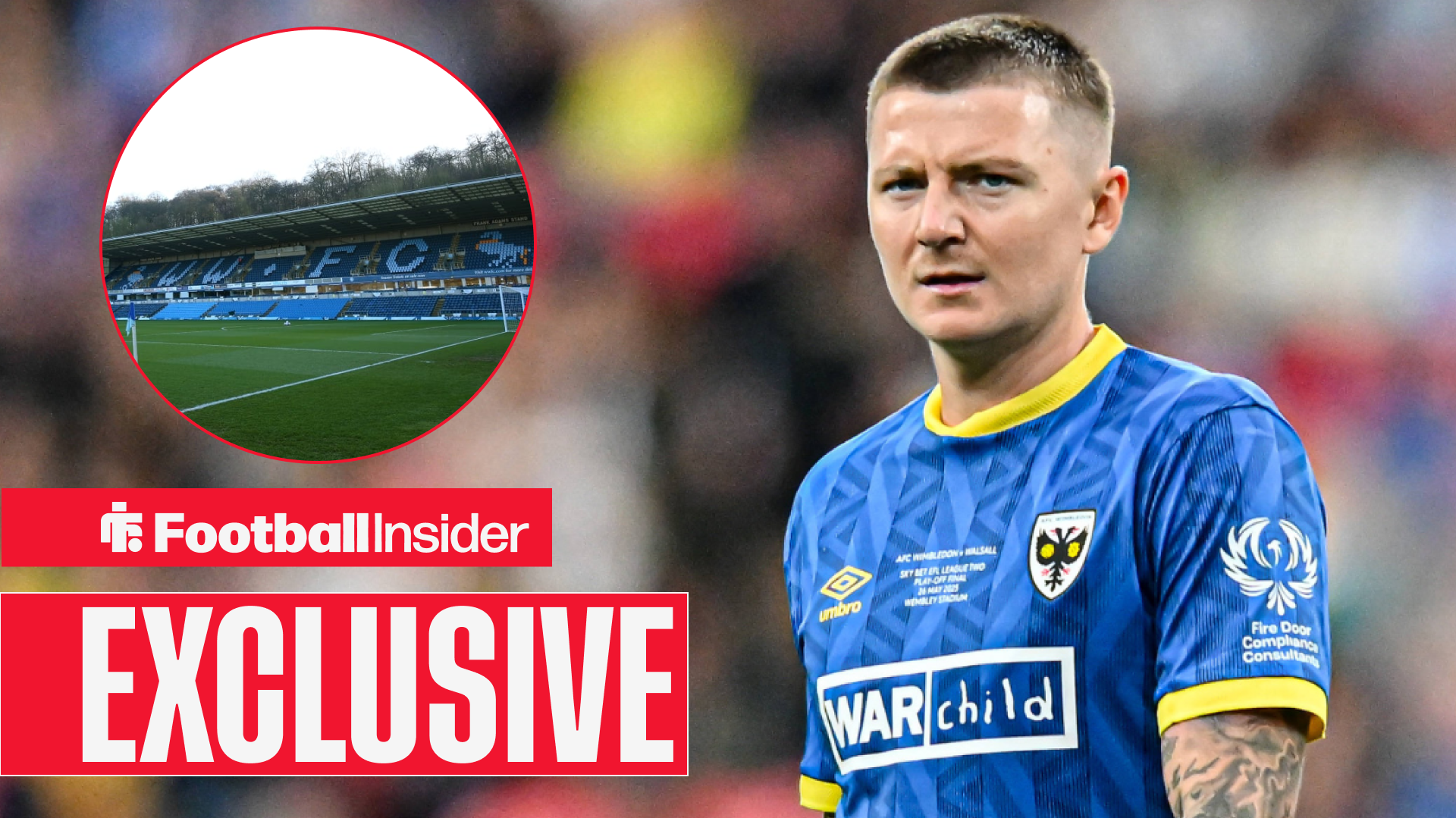 Exclusive: AFC Wimbledon's James Tilley undergoing Wycombe Wanderers ...