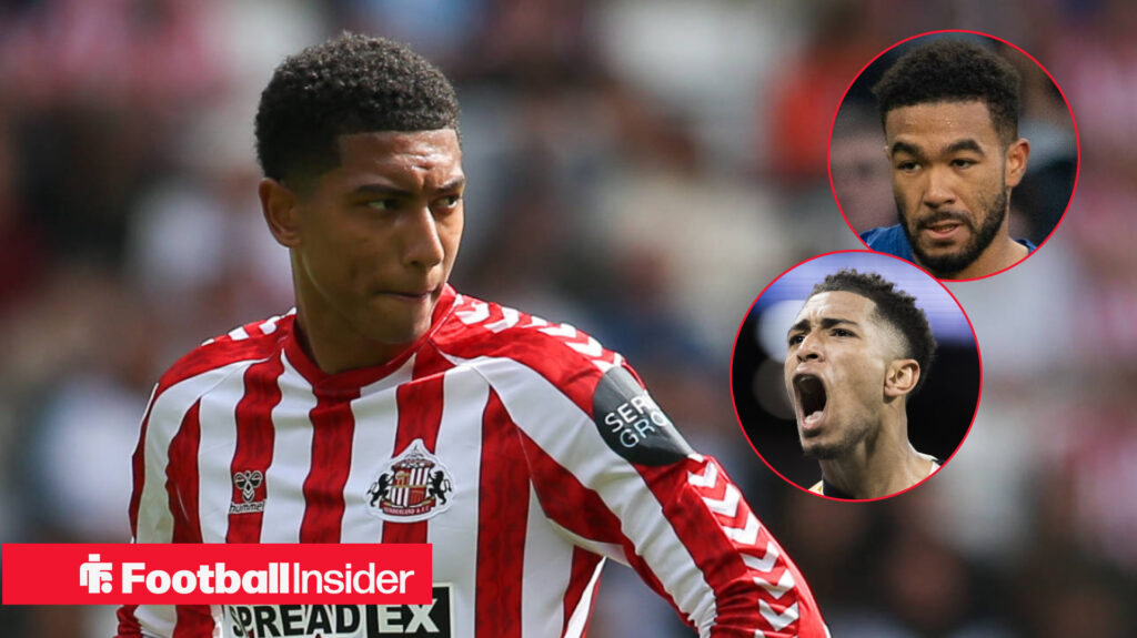 Reece James and Jude Bellingham reacts as Jobe Bellingham sends ...