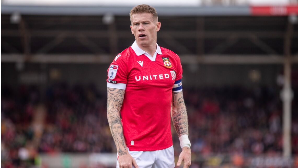 James McClean reacts as Wrexham announce new signing