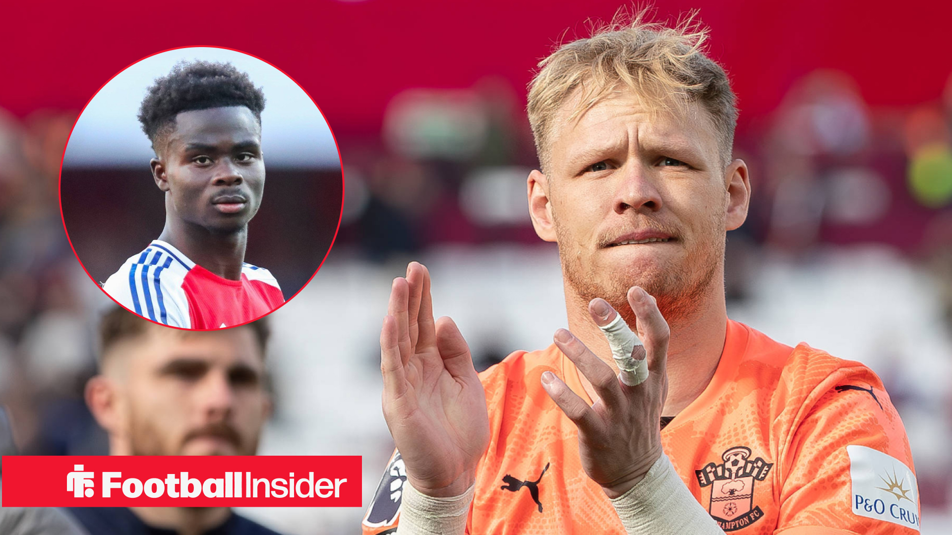 Bukayo Saka and James Maddison react to Aaron Ramsdale post amid West ...