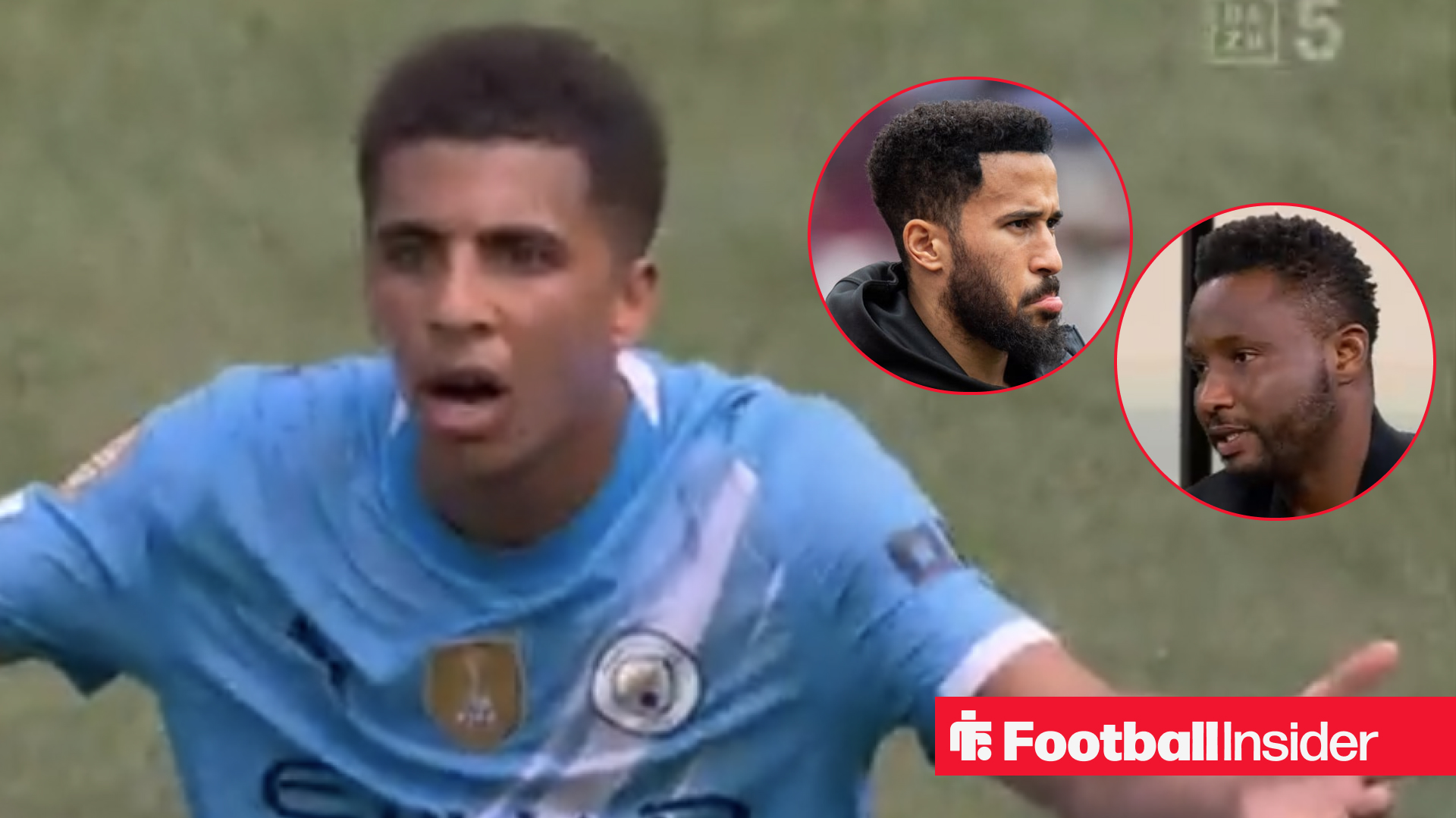 Andros Townsend offers to 'fight' John Obi Mikel over Man City red card ...