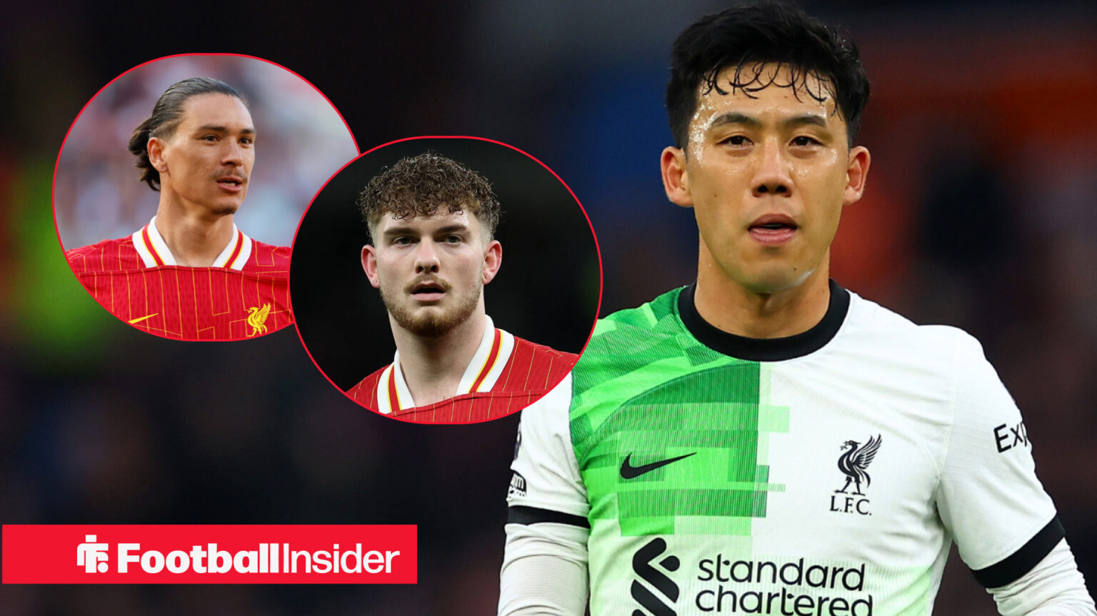 Darwin Nunez and Harvey Elliott react to Liverpool ace Endo's 'thank ...