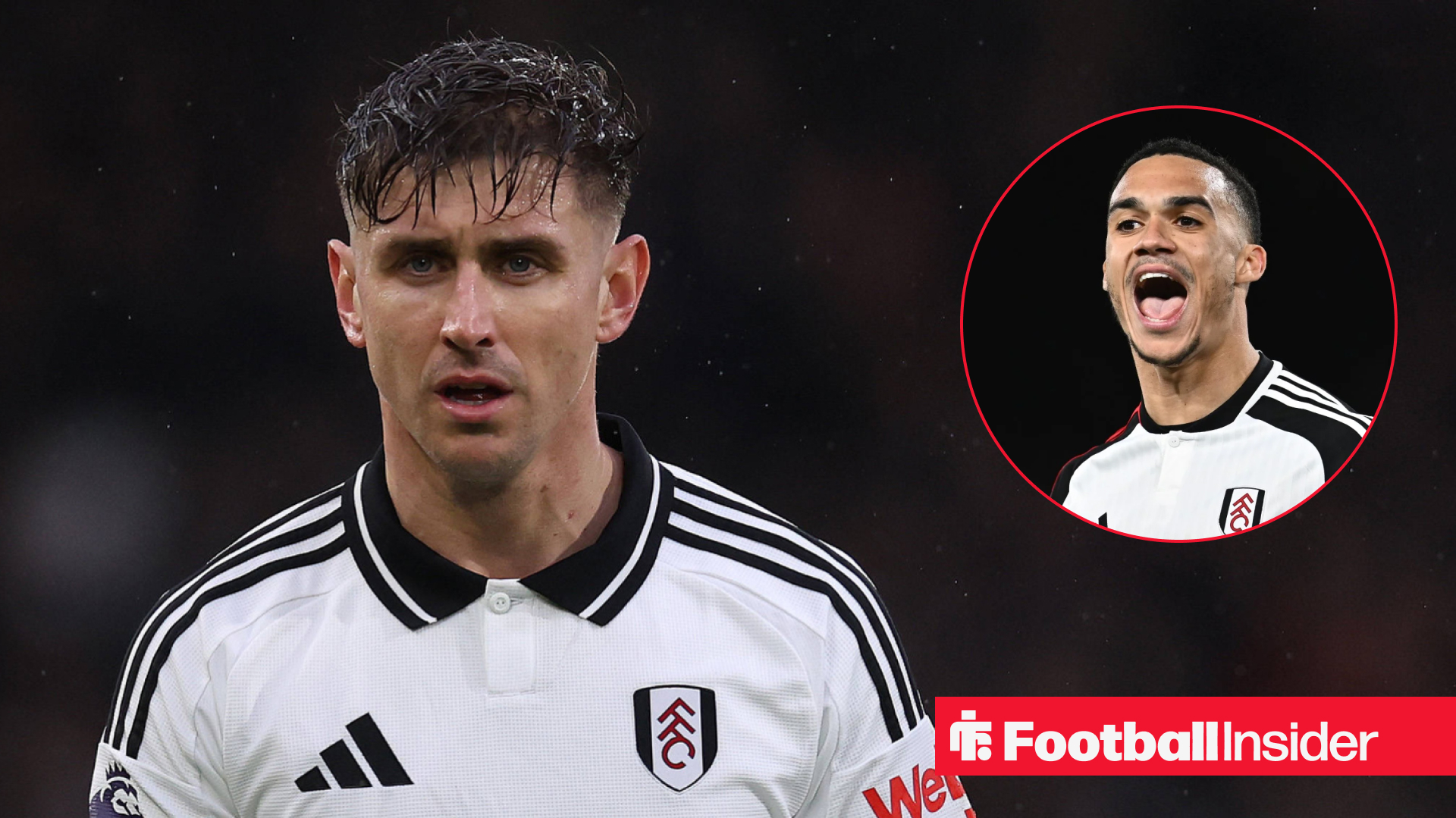 Antonee Robinson reacts as Fulham make vital Tom Cairney announcement