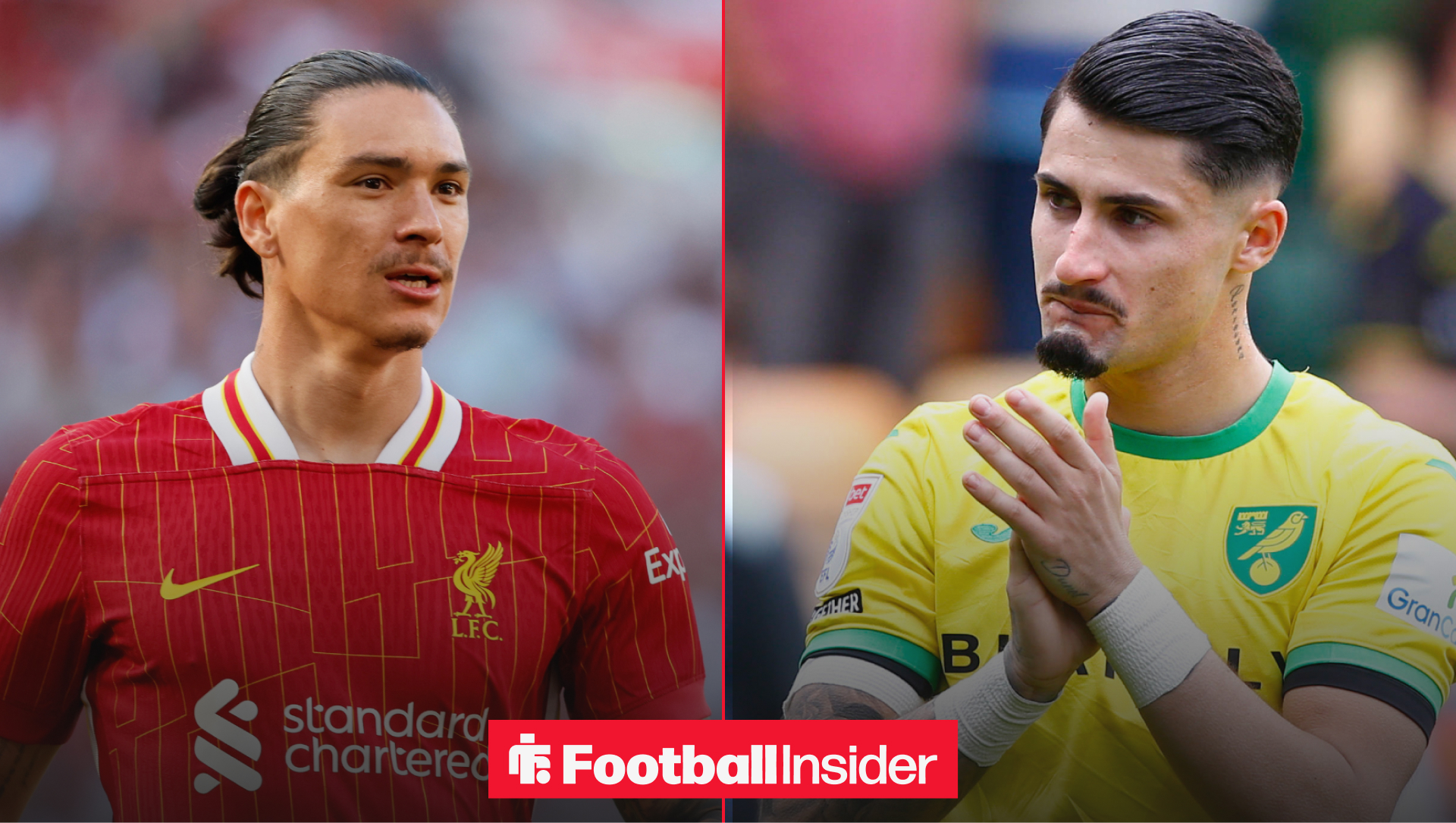 Liverpool star Darwin Nunez reacts to Borja Sainz's Norwich City exit ...