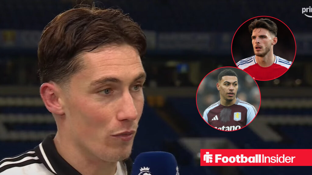 Declan Rice, Morgan Rogers respond to Harry Wilson's three-word Fulham ...