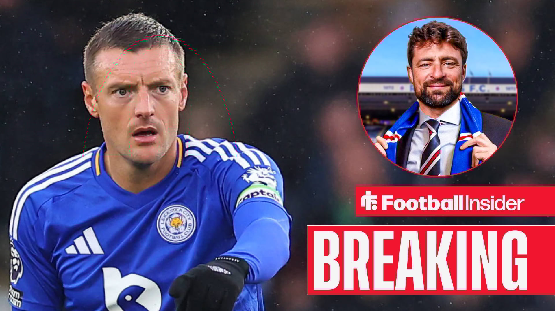 Jamie Vardy shares three-word fitness update 'after Rangers talks'