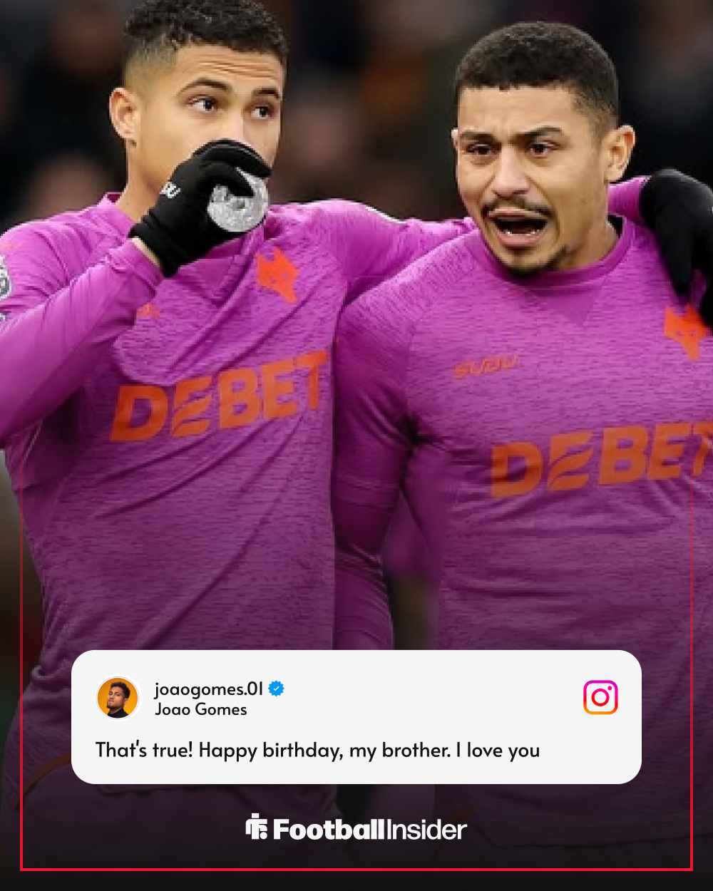 Joao Gomes sends emotional message to Andre amid Wolves exit latest