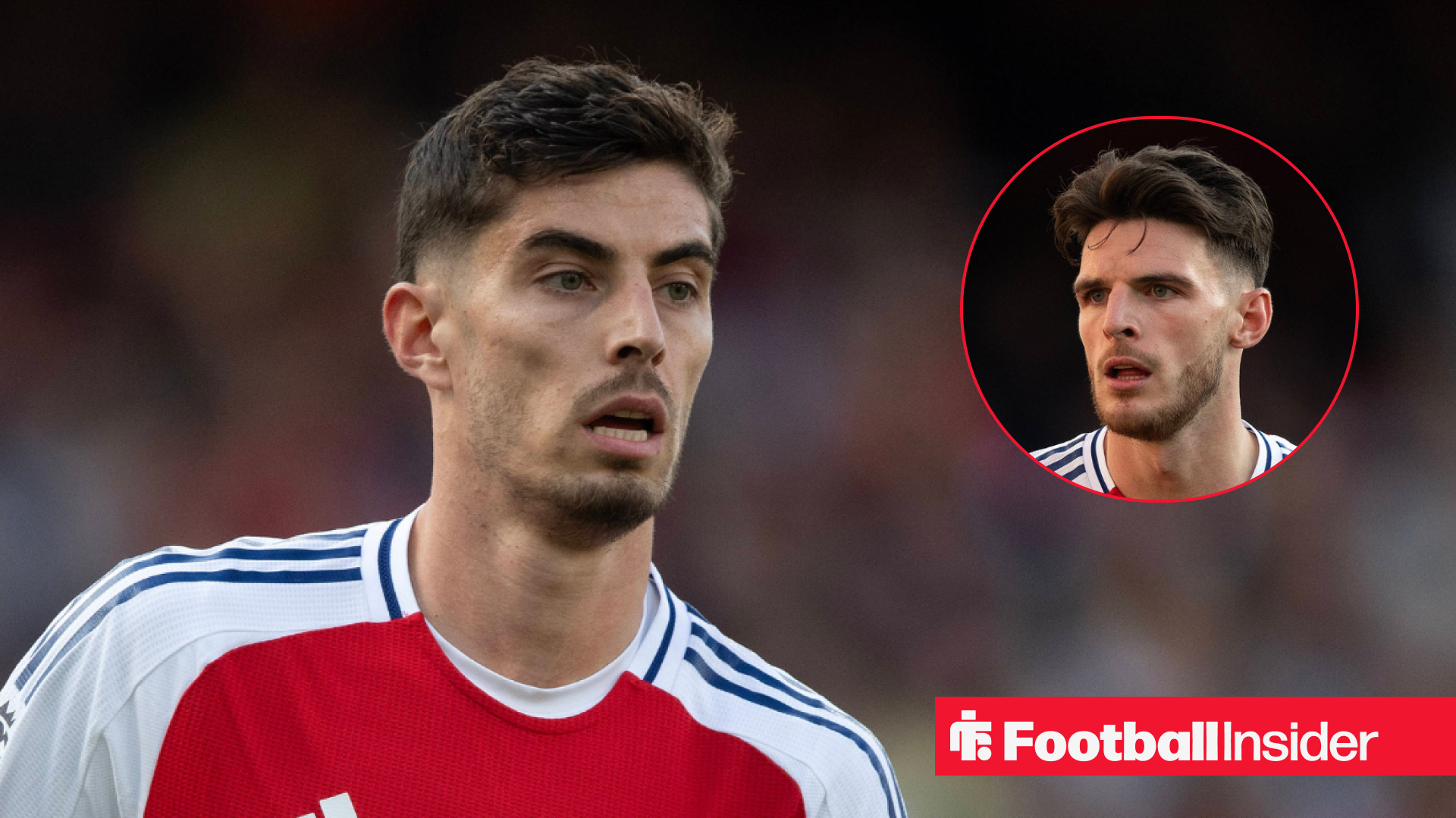 Declan Rice sends emotional on-pitch message to Kai Havertz from Arsenal tour