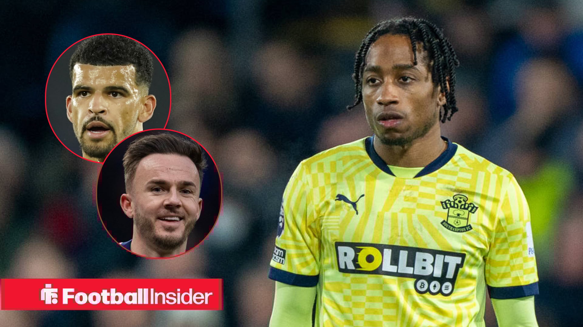 James Maddison and Dominic Solanke react to Kyle Walker-Peters amid ...