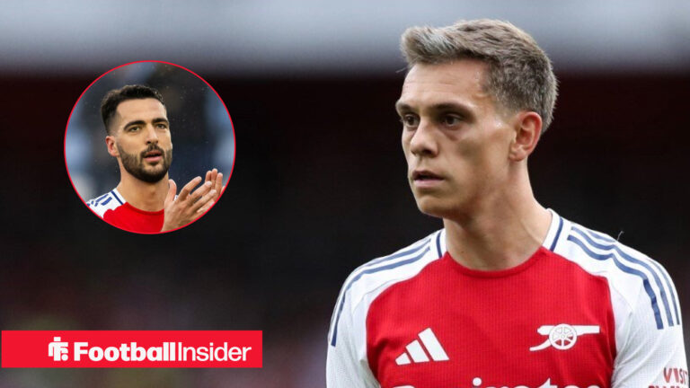 Leandro Trossard reacts to Mikel Merino's heartfelt message amid Arsenal exit links