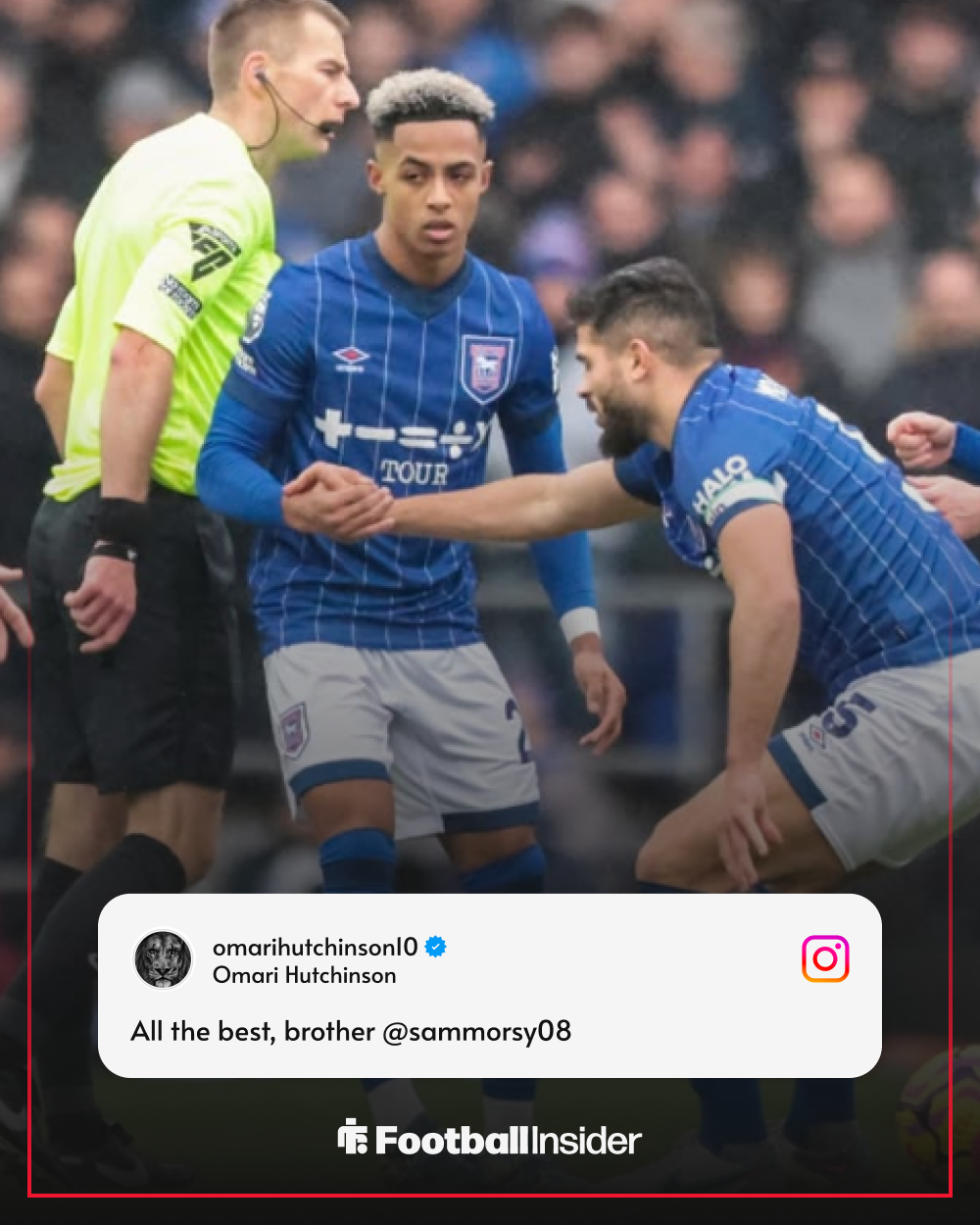 Brentford-linked Omari Hutchinson sends message as Ipswich Town exit ...