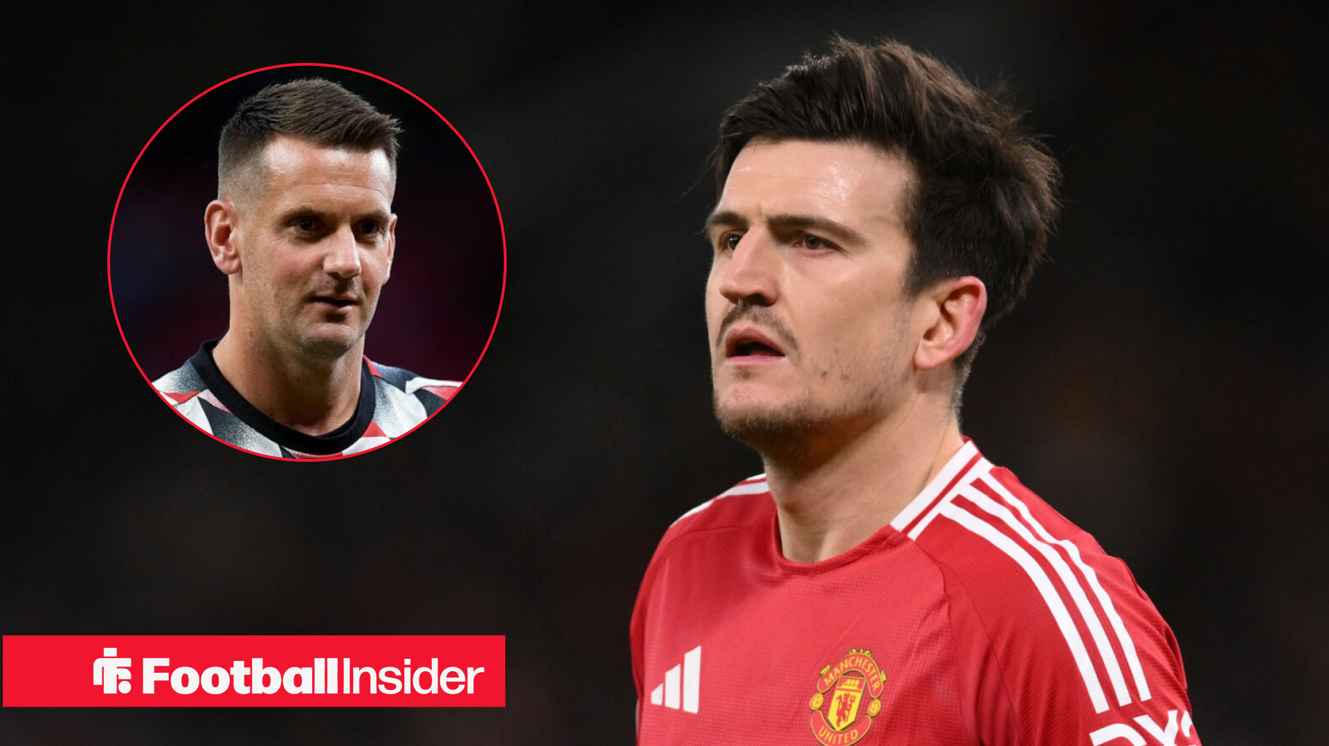 Harry Maguire 'blocks' Tom Heaton in new Man United training ground message