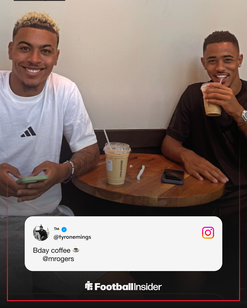 Tyrone Mings posts Morgan Rogers 'story' amid Aston Villa showdown