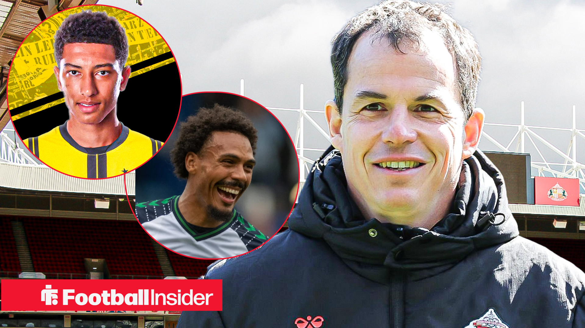 Jobe Bellingham and Wilson Isidor react excitedly after Sunderland agree deal