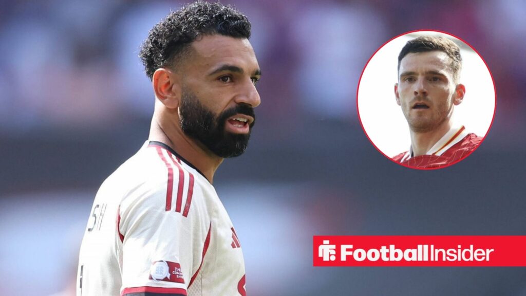 Milos Kerkez responds to Mohamed Salah's excited Andy Robertson post